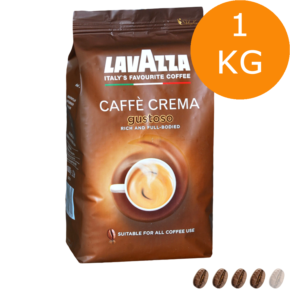 Lavazza Crema Gustoso Bønner - Kaffekompagniet.com