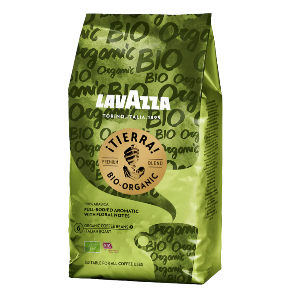 Lavazza Tierra Bio Organic ØKO Bønner - Kaffekompagniet.com