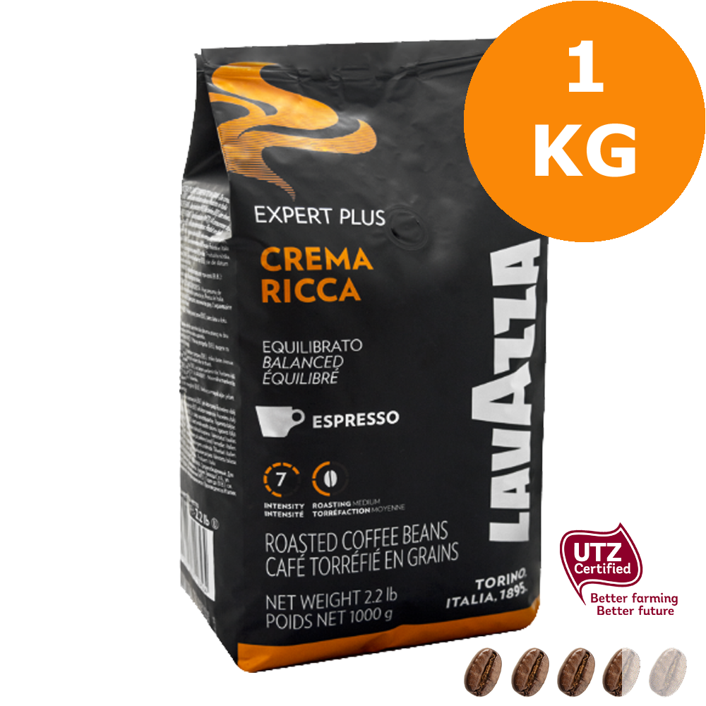 Lavazza Crema Ricca Bønner - Kaffekompagniet.com